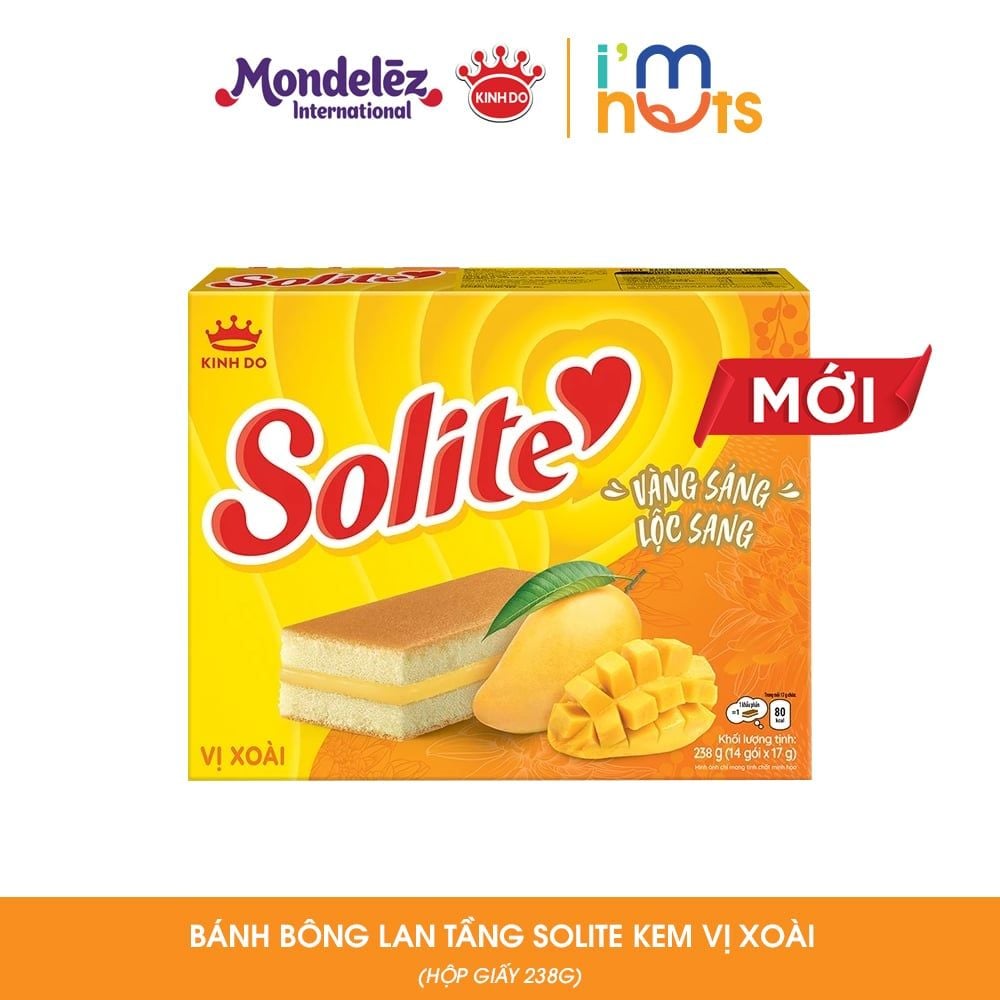Bánh Bông Lan Solite Kem Kinh Đô Đủ Vị Phiên Bản Thường Và Hộp Quà Tết ...