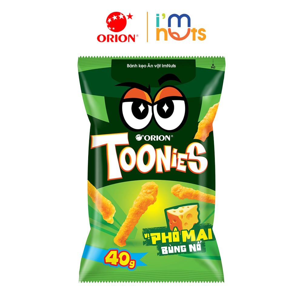 Bánh Snack Toonies Orion đủ vị gói nhỏ và gói lớn – Bánh kẹo Ăn vặt ImNuts