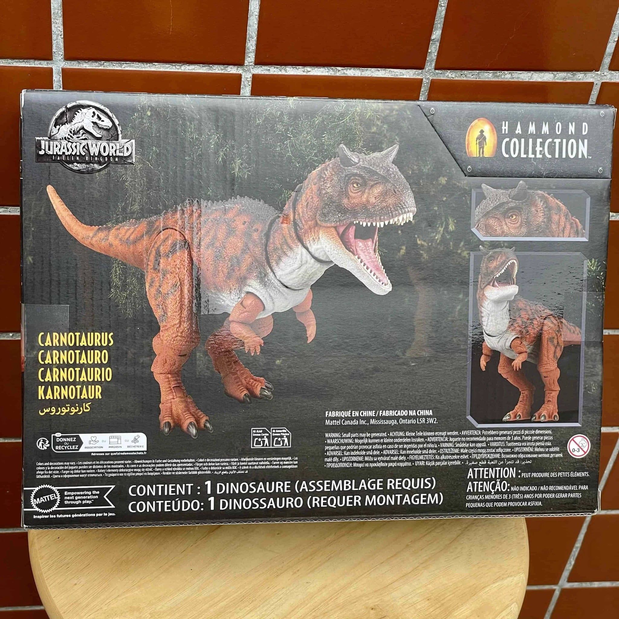 Khủng long HTK44 Mattel Jurassic World Hammond Collection Carnotaurus ...