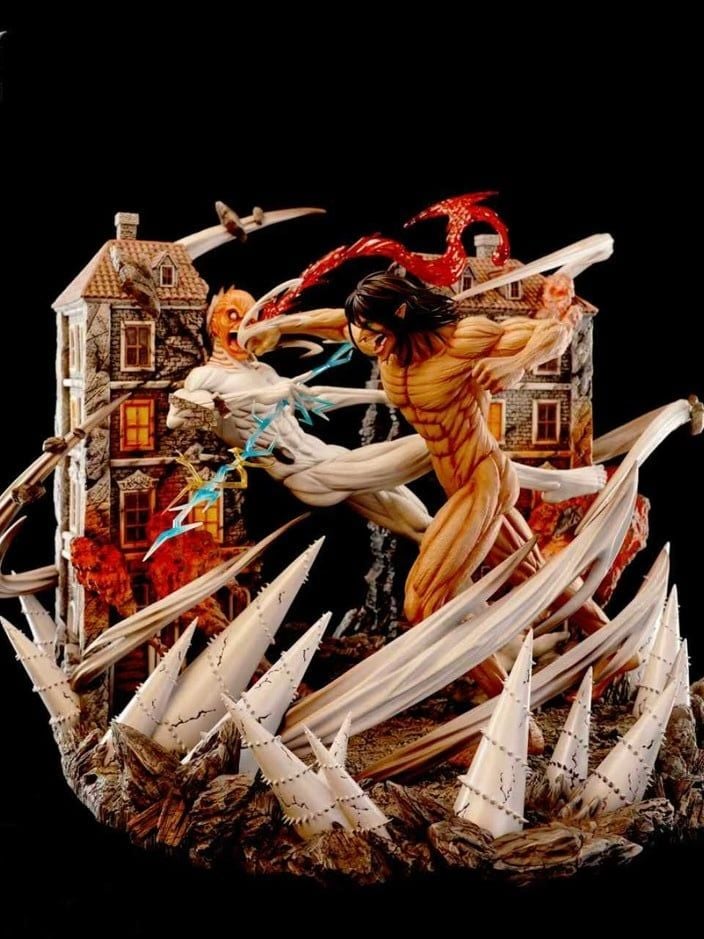 War Hammer Titan vs Attack Titan - Attack on Titan - TITAN Studio – NZ Toys