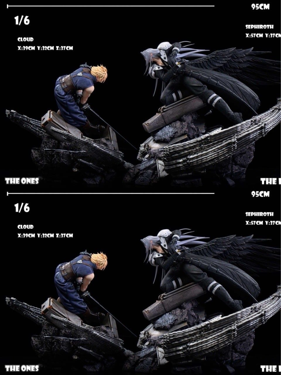 Cloud vs Sephiroth - Final Fantasy - THE ONES Studio – NZ Toys