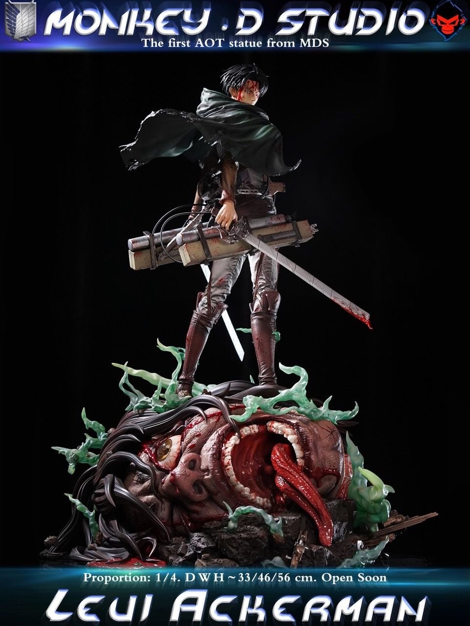 Levi Ackerman - Attack On Titan - Monkey D Studio – NZ Toys