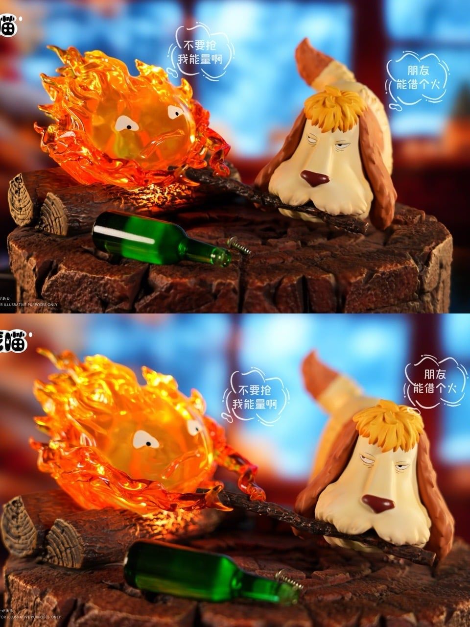 Heen x Calcifer - Howl's Moving Castle - Long Miao Studio – NZ Toys