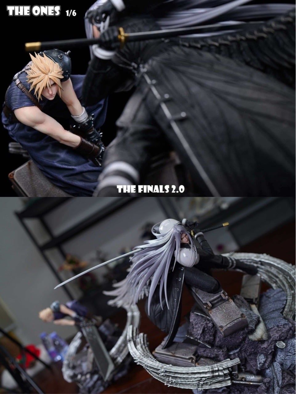 Cloud vs Sephiroth - Final Fantasy - THE ONES Studio – NZ Toys