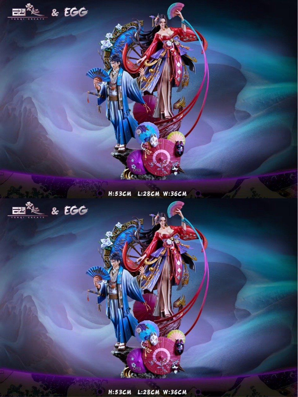 Luffy & Boa - One Piece - YunQi & EGG Studio – NZ Toys