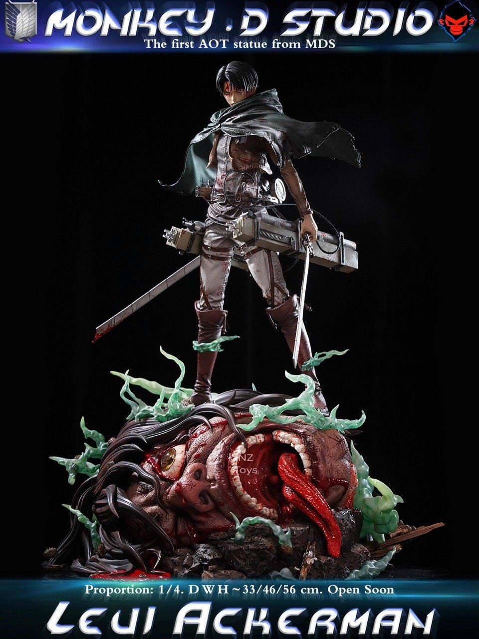 Levi Ackerman - Attack On Titan - Monkey D Studio – NZ Toys