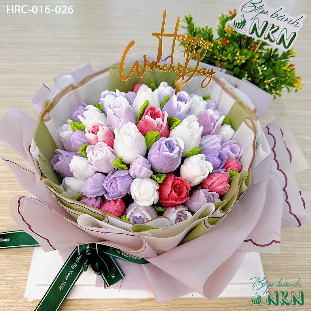 Bánh Bó Hoa Tulip (BH-005-026) – Bếp bánh NKN