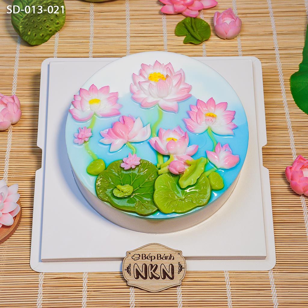 Bánh Kỷ Niệm Sinh Nhật Liên Hoa Tâm An SD-013-021) – Bếp bánh NKN