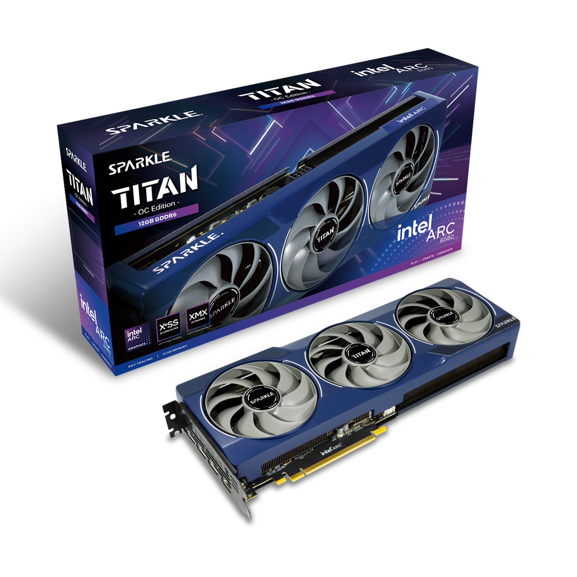 Card màn hình SPARKLE Intel Arc B580 TITAN OC 12GB GDDR6 SB580T-12GOC ...