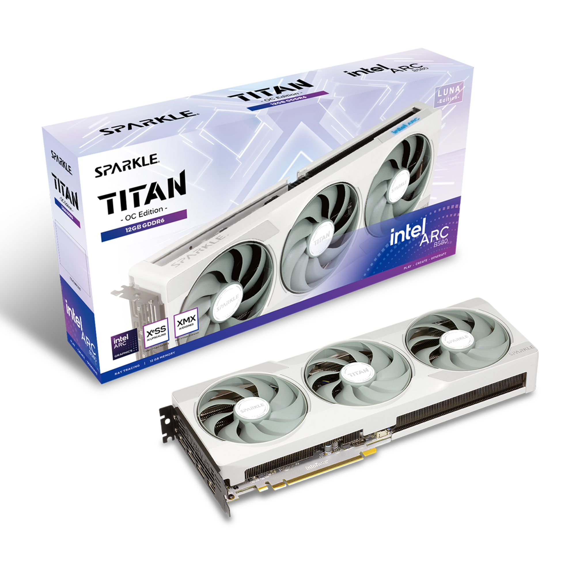 Card màn hình SPARKLE Intel Arc B580 TITAN Luna OC 12GB GDDR6– Vinh ...
