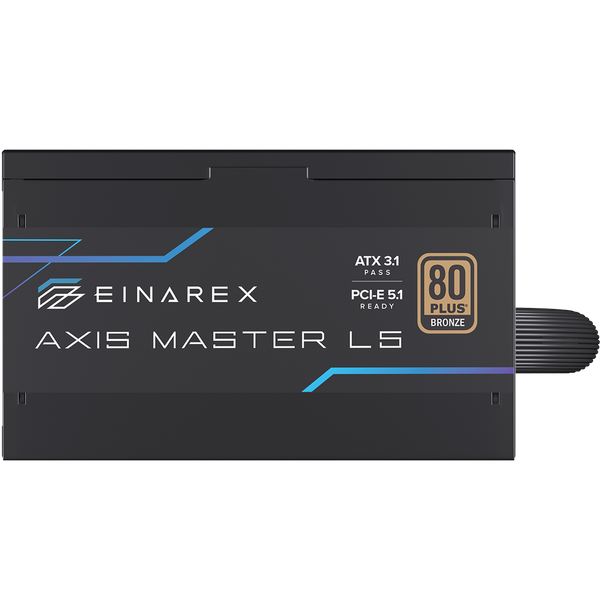 NGUỒN MÁY TÍNH EINAREX AXIS MASTER L5 750W 80Plus BRONZE - BLACK