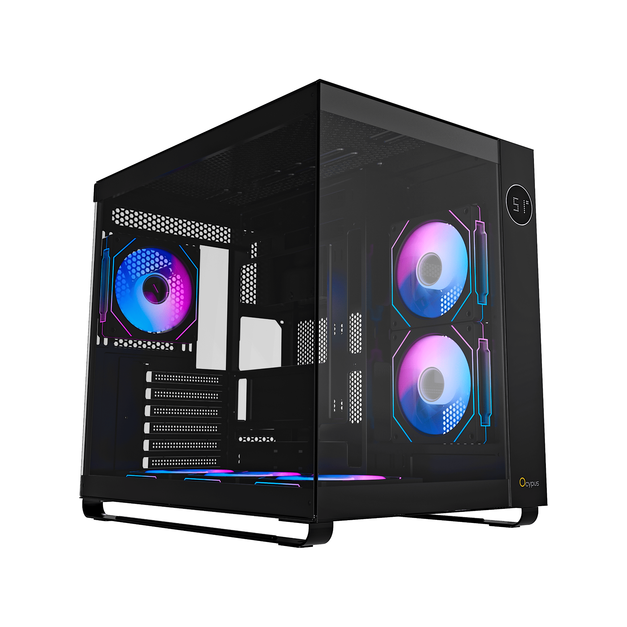 Vỏ Case Ocypus Iota C70 ARGB - BLACK (Kèm 6 Fan ARGB)