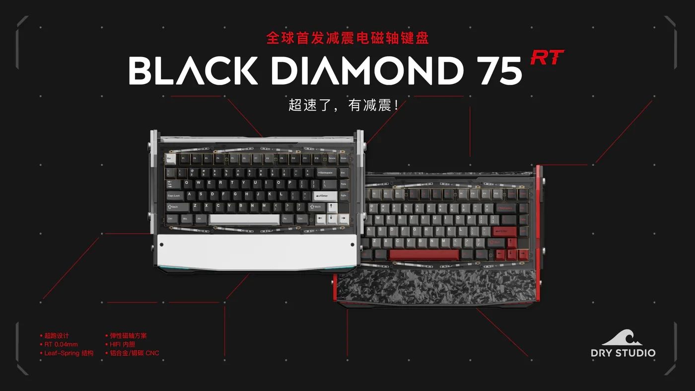 Black Diamond RT Keyboard – The Keebs Store