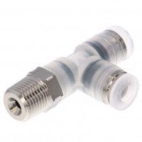 Đầu Nối Nhanh Khí Nén Dạng Chữ T Ren Ngoài Pisco PPD6-02SUS-TP (Bộ 1 s – Vật Tư Sài Gòn