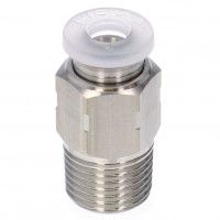 Đầu Nối Nhanh Khí Nén Dạng Thẳng Thân Lục Giác Ren Ngoài Pisco PPC1/4 ...