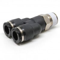 Đầu Nối Nhanh Khí Nén Dạng Chữ Y Ren Ngoài Pisco PX8-02W (Bộ 1 sản phẩ – Vật Tư Sài Gòn