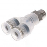 Đầu Nối Nhanh Khí Nén Dạng Chữ Y Ren Ngoài Pisco PPX6-02SUS-HN (Bộ 1 s – Vật Tư Sài Gòn