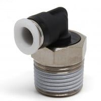 Đầu Nối Nhanh Khí Nén Dạng Cong 90° Ren Ngoài Pisco PL1/4-N3MU (Bộ 1 s – Vật Tư Sài Gòn