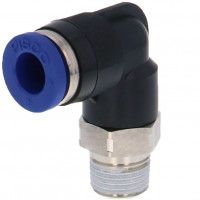 Đầu Nối Nhanh Khí Nén Dạng Cong 90° Ren Ngoài Pisco PL16-04SUS (Bộ 1 s – Vật Tư Sài Gòn