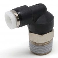 Đầu Nối Nhanh Khí Nén Dạng Cong 90° Ren Ngoài Pisco PL1/4-N3U (Bộ 1 sả – Vật Tư Sài Gòn