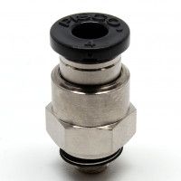 Đầu Nối Nhanh Khí Nén Dạng Thẳng Thân Lục Giác Ren Ngoài Pisco PC6-M6- – Vật Tư Sài Gòn