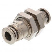 Đầu Nối Nhanh Khí Nén Dạng Thẳng Ren Ngoài Lắp Kẹp Vách Pisco KM12-1 ( – Vật Tư Sài Gòn