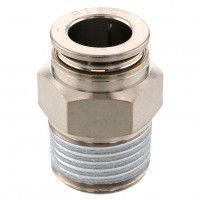 Đầu Nối Nhanh Khí Nén Dạng Thẳng Thân Lục Giác Ren Ngoài Pisco KC8-02- – Vật Tư Sài Gòn