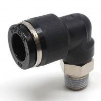 Đầu Nối Nhanh Khí Nén Cong 90° Phi 10mm Ren Ngoài R1/8 Pisco PL10-01 ( – Vật Tư Sài Gòn