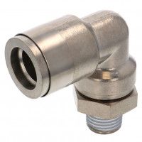 Đầu Nối Nhanh Khí Nén Cong 90° Phi 12mm Ren Ngoài R1/4 Pisco KL12-02 ( – Vật Tư Sài Gòn