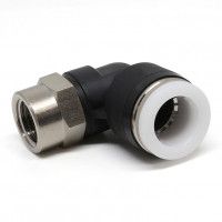 Đầu Nối Nhanh Khí Nén Dạng Cong 90° Ren Trong Pisco PLF3/16-N3U (Bộ 1 – Vật Tư Sài Gòn
