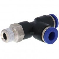 Đầu Nối Nhanh Khí Nén Dạng Chữ T Ren Ngoài Pisco PD10-04SUS (Bộ 1 sản – Vật Tư Sài Gòn