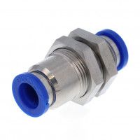 Đầu Nối Nhanh Khí Nén Dạng Thẳng Ren Ngoài Lắp Kẹp Vách Pisco SPM16-UC ...