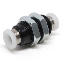 Đầu Nối Nhanh Khí Nén Dạng Thẳng Ren Ngoài Lắp Kẹp Vách Pisco PM1/4 (B – Vật Tư Sài Gòn