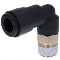 Đầu Nối Nhanh Khí Nén Dạng Cong 90° Ren Ngoài Pisco PL12-02V-0 (Bộ 1 s – Vật Tư Sài Gòn