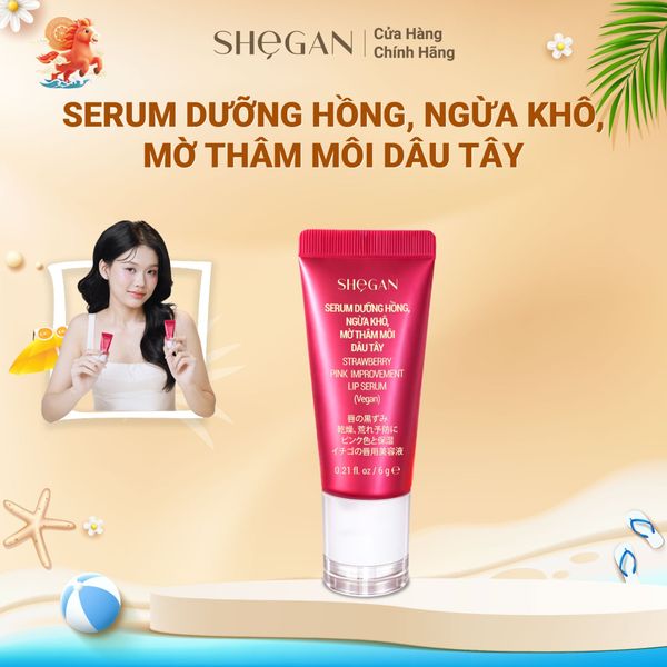Serum Dưỡng Hồng, Ngừa Khô, Mờ Thâm Môi Dâu Tây - Mềm Môi, Hồng Môi Tự ...