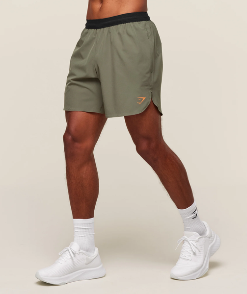 GS Fit Repeat 6" Shorts - Base Green – LukeAesthetic