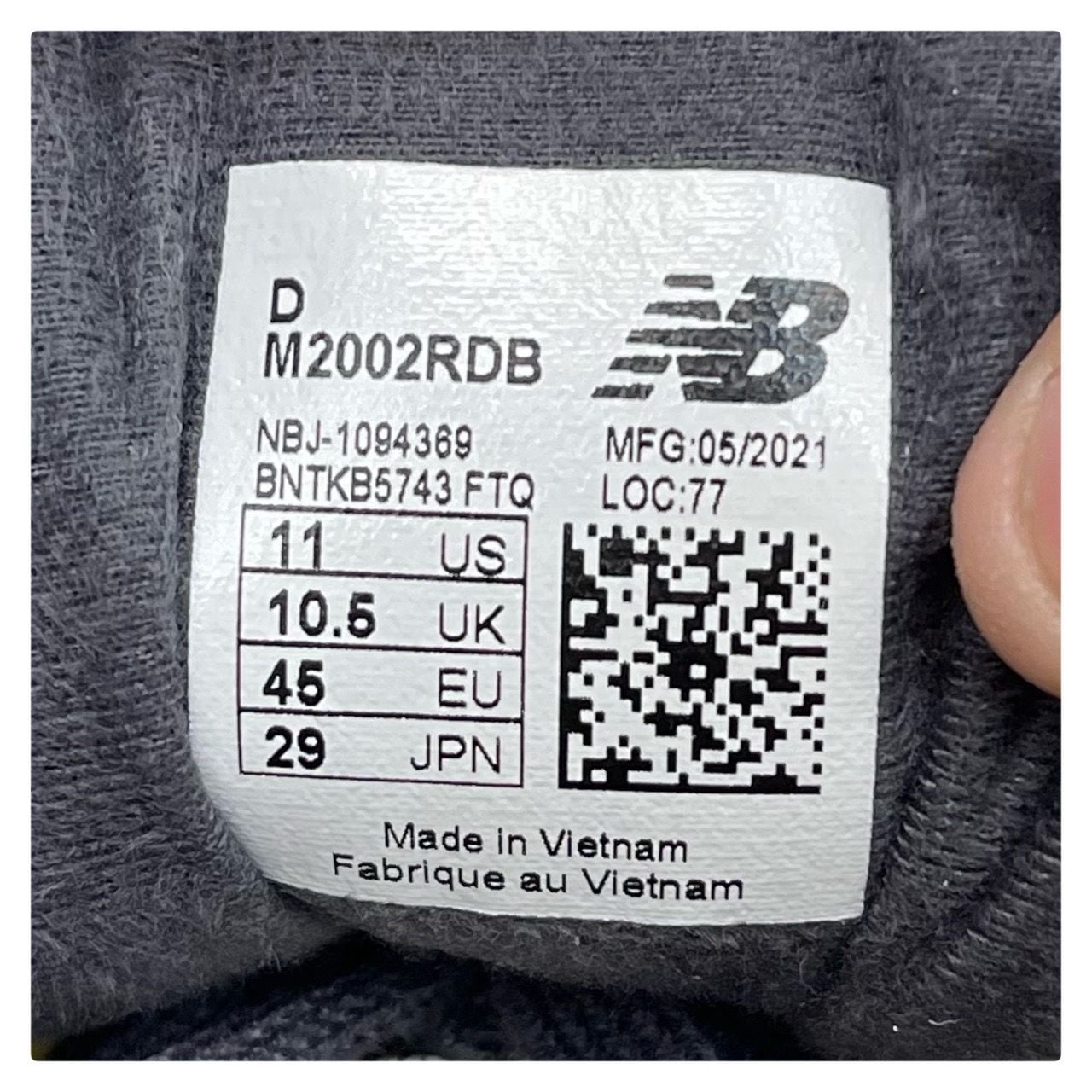 G2h New Balance 2002R 'Protection Pack - Phantom' - 45 - Giày Bám Bụi