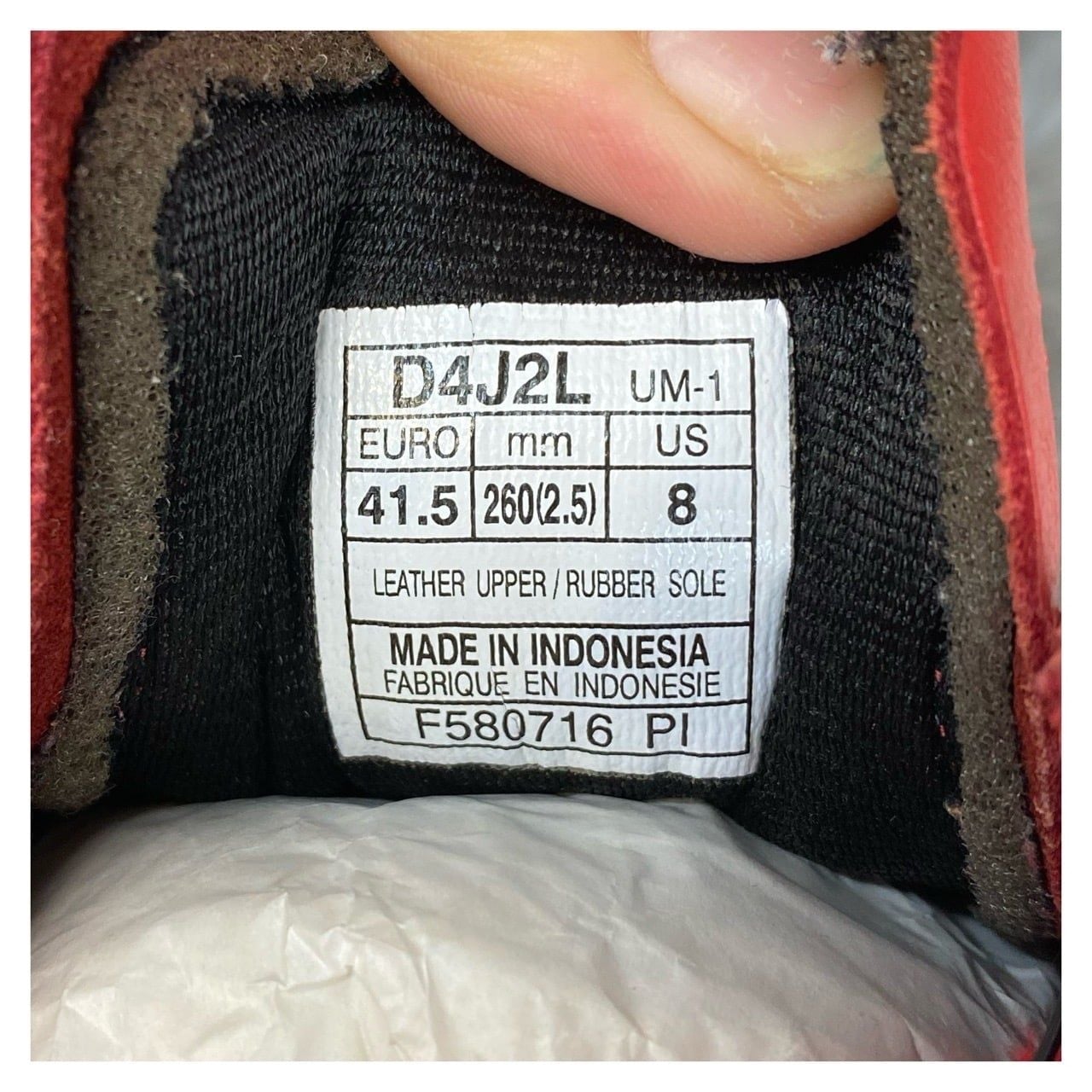 G2h Onitsuka Tiger Mexico 66 'Board Red Black' - 41.5 - Giày Bám Bụi