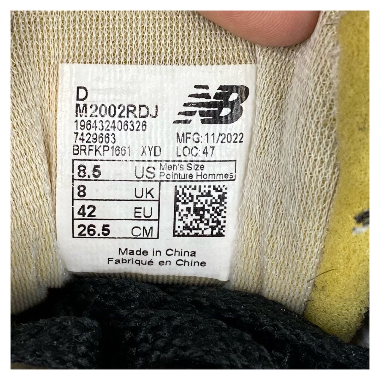 G2h New Balance 2002R 'Protection Pack - Black Grey' - 42 - Giày Bám Bụi