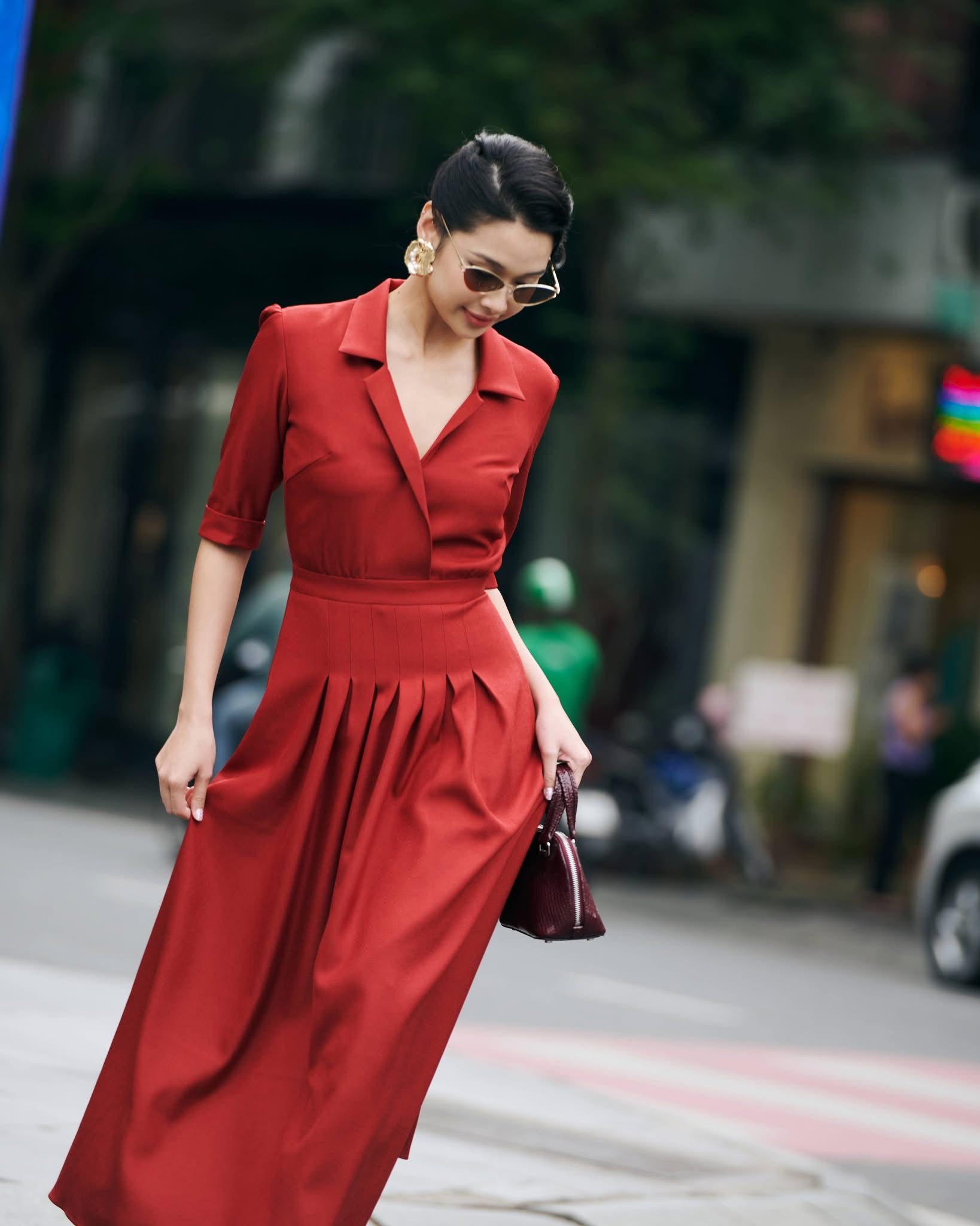 Đầm midi xòe Lê House RUBY NICOLE
