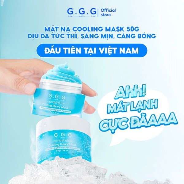 G.G.G Mặt nạ Wonder Glow Cooling Dewy Mask 50gG.G.G Mặt nạ Wonder Glow ...