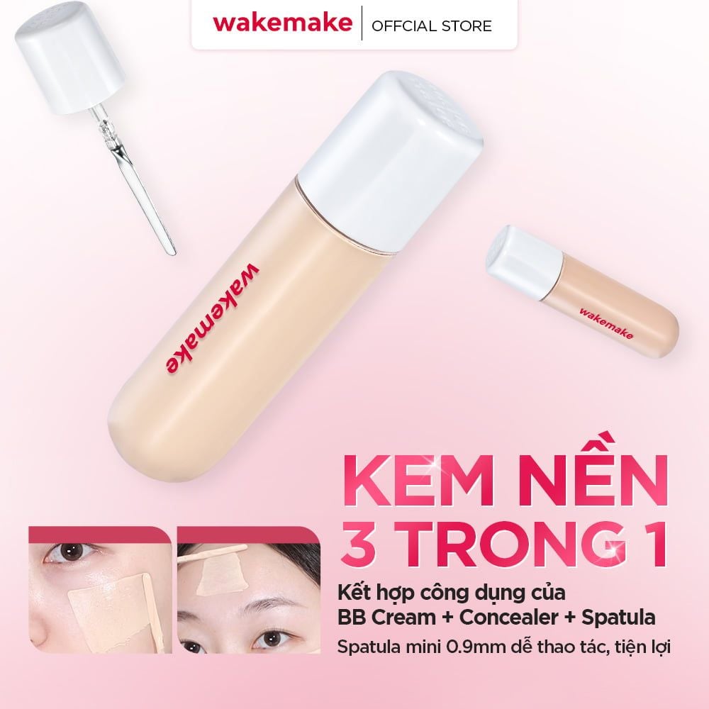 Wakemake Kem che khuyết điểm Spatula Conceal BB 20mlWakemake Kem che ...