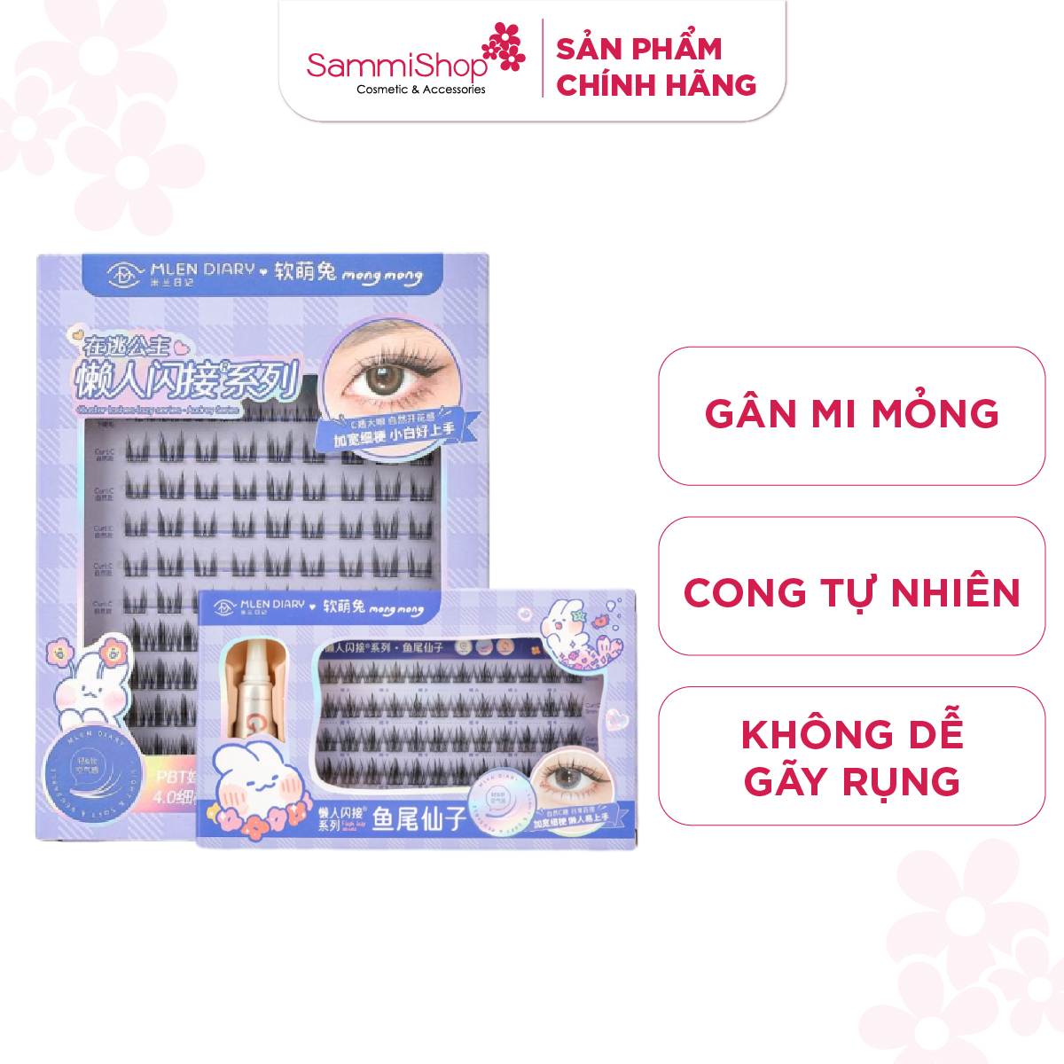 Mlen Diary Mi tai thỏMlen Diary Mi tai thỏ – SammiShop