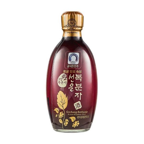 Rượu Soju Jinro Phúc Bồn Tử Bokbunja Bohae – Cỏ Sáu Lá Specialty