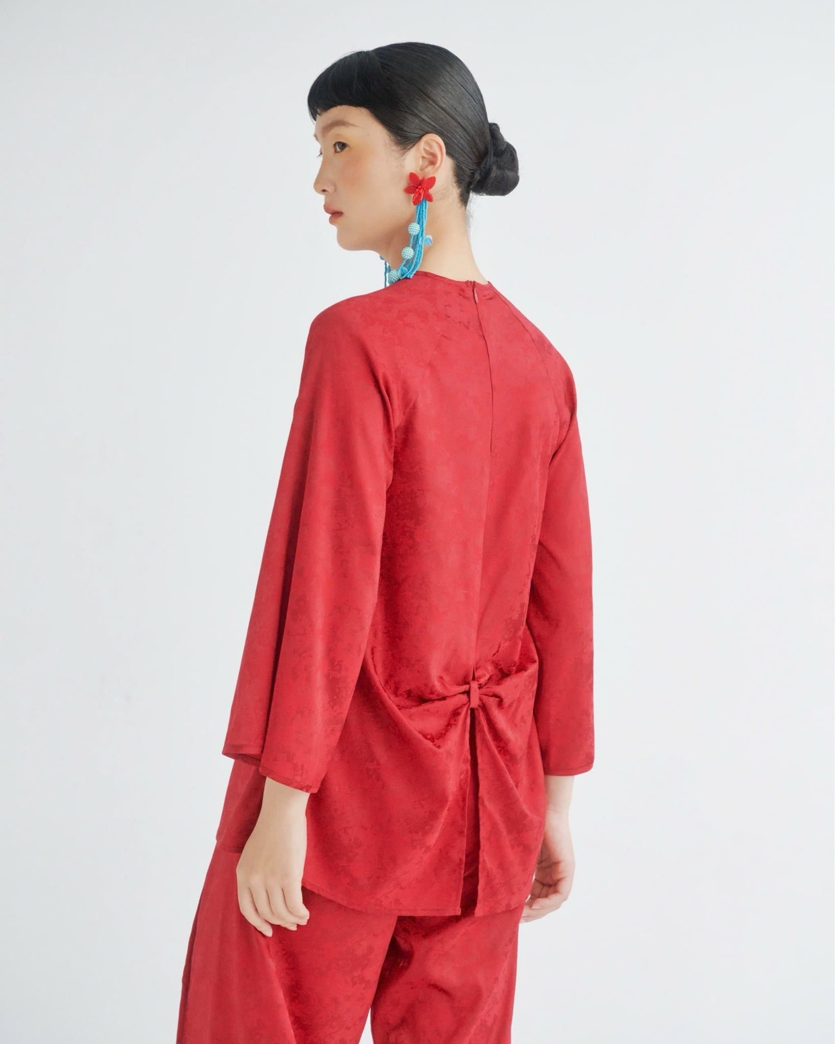 Ba Ba Silk Set - Red – Nosbyn