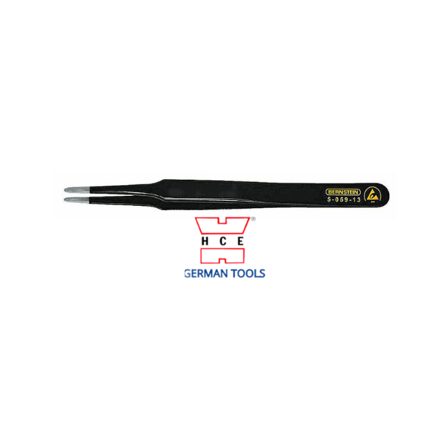 NHÍP SMD CHỐNG TĨNH ĐIỆN ESD FORM 2A 120MM ĐẦU TRÒN INOX BERNSTEIN 5-0 ...
