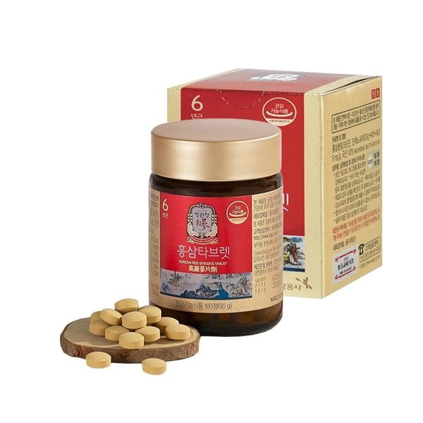 Hộp 180 Viên Hồng Sâm KGC Korean Red Ginseng Tablet Hàn Quốc (90g)