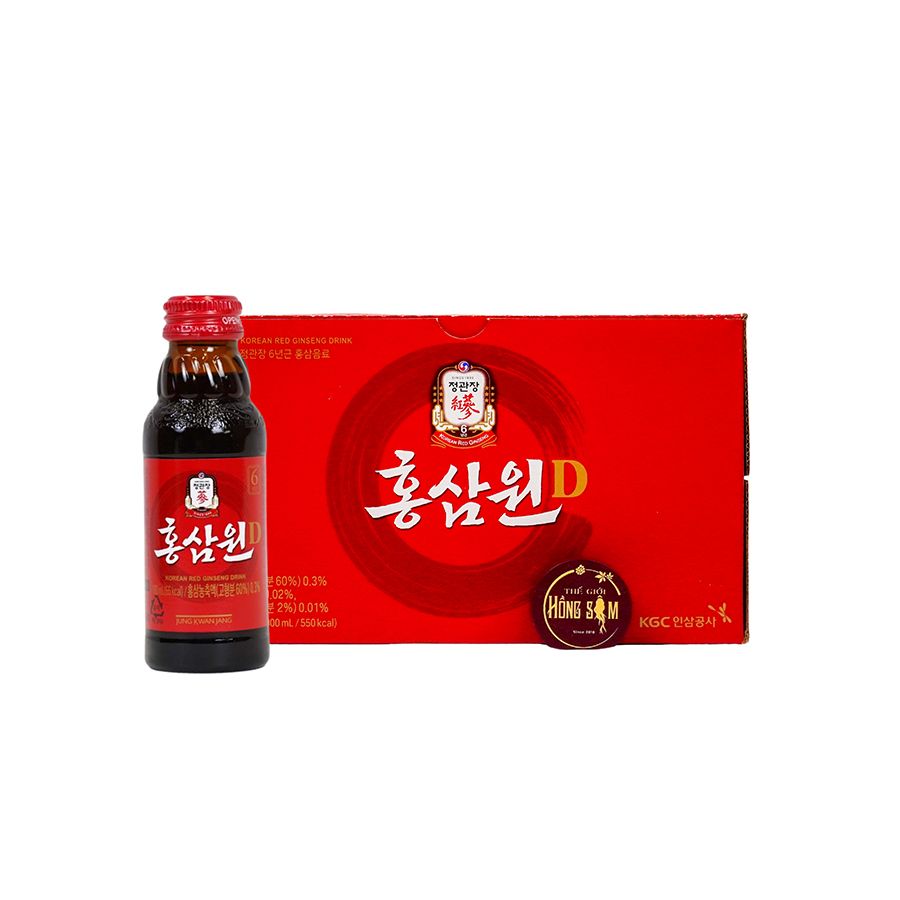 Nước Hồng Sâm KGC Jang Won Hộp 10 Chai x 100ml