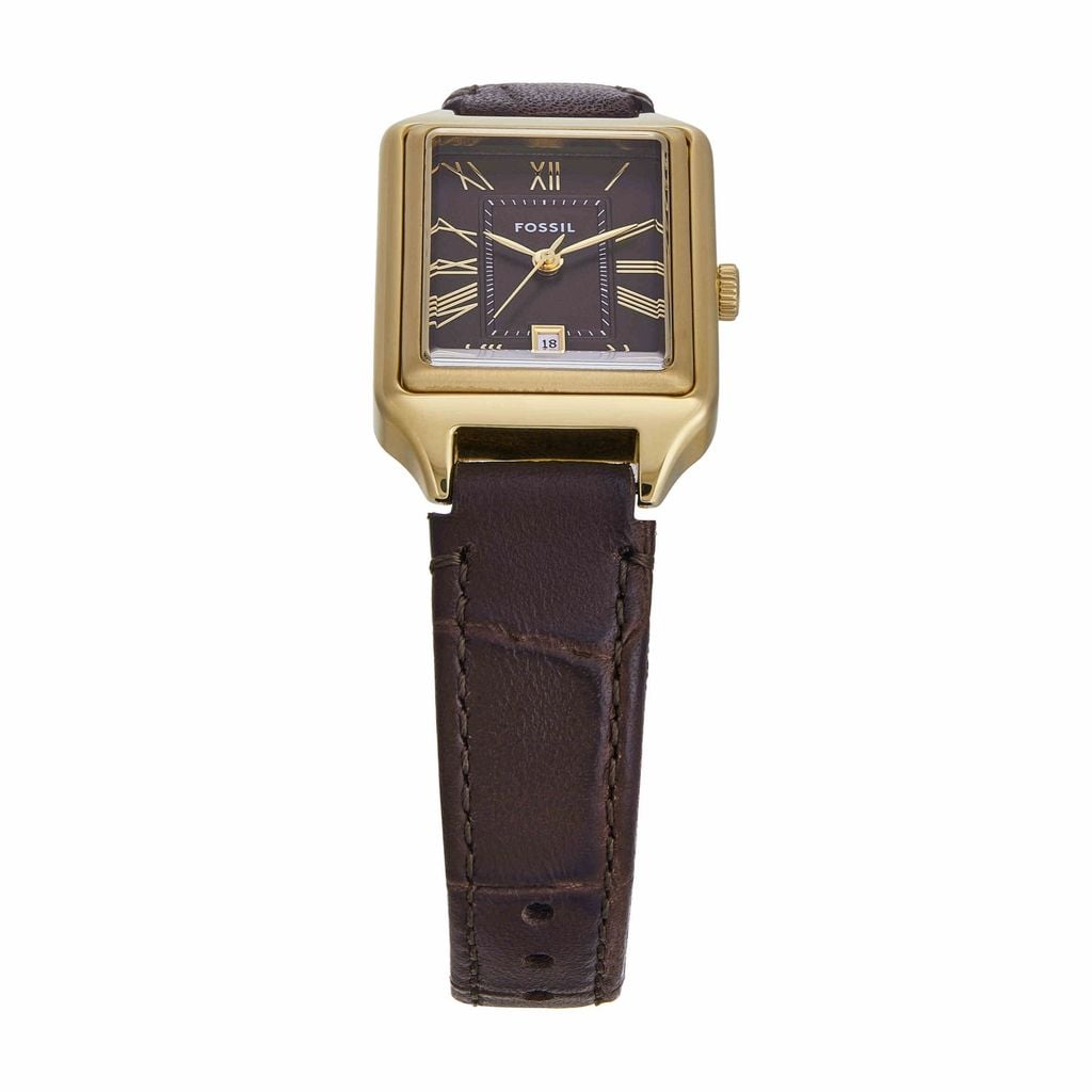 Đồng hồ Nữ Raquel dây da màu nâu mặt vuống màu nâu ES5367