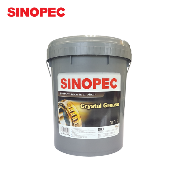 Mỡ bôi trơn Sinopec CRYSTAL GREASE NLGI2 17kg – Dầu nhớt Singwing ...